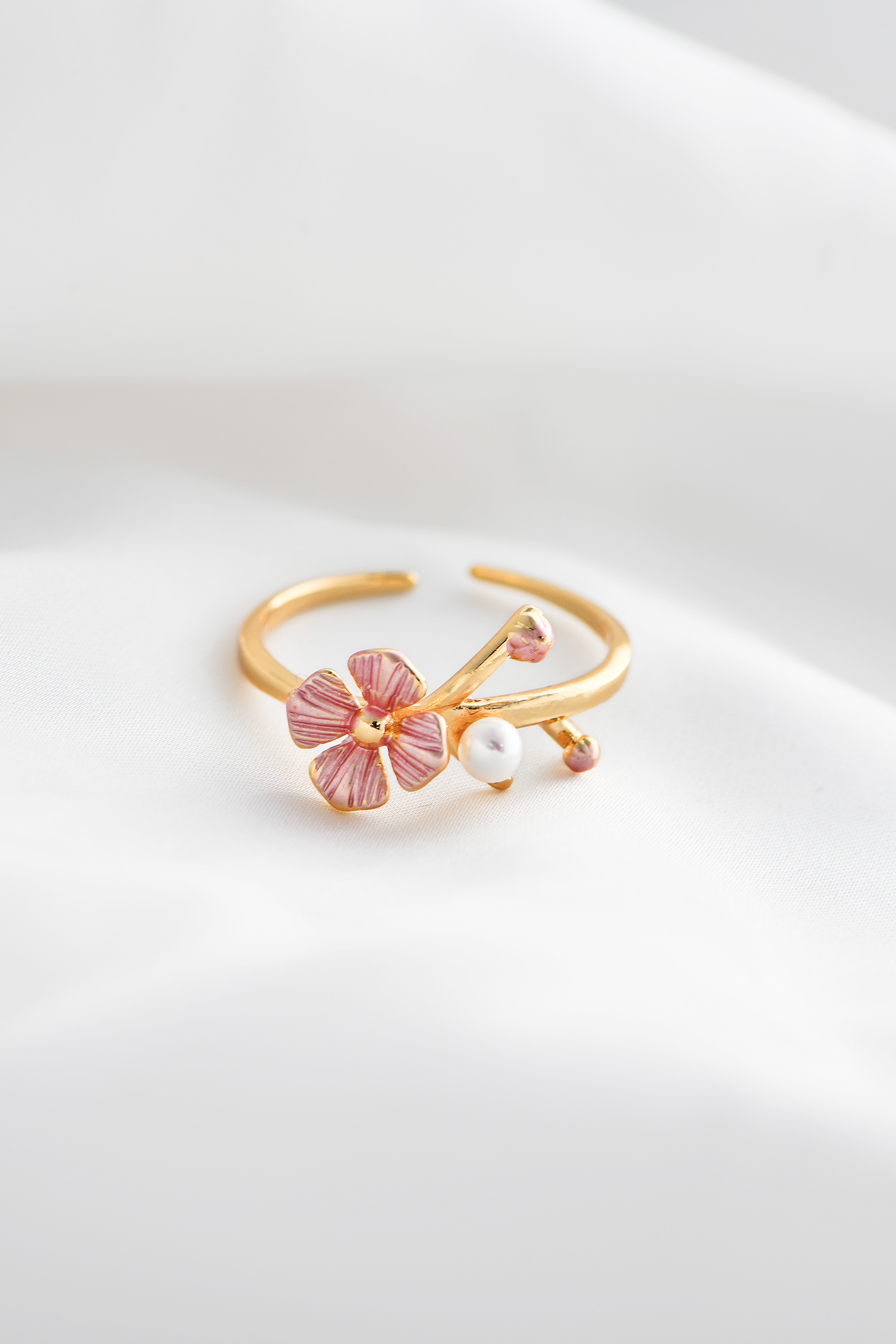 PALAWAN CHERRY BLOSSOM FLOWER RING | Healing & Good Luck – DBL JEWELRY